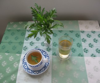 よもぎ茶を飲んでみよう: Simple Tropical Green Life